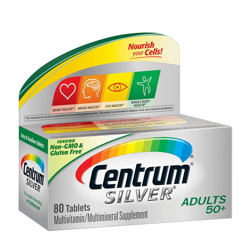 CENTRUM TAB SILVER 80 Tabs – The Whitening